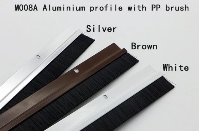 1000 밀리미터 알루미늄 도어 하단부 브러시 스트립 은 문 일소